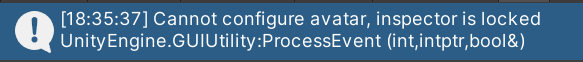 Unity报错Cannot configure avatar, inspector is locked如何解决？ - 知乎