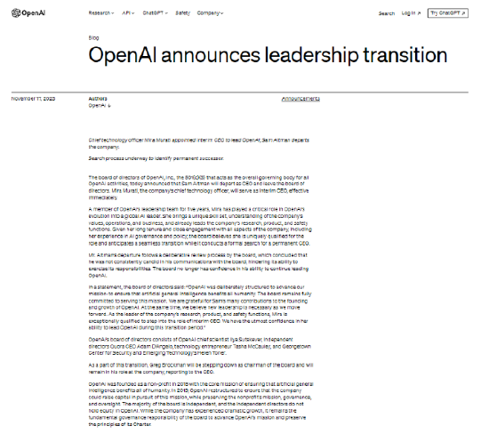 人工智能第一大“瓜”：OpenAI秒变CloseAI - 知乎