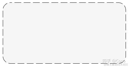 带圆角的虚线边框？CSS 不在话下 - 知乎