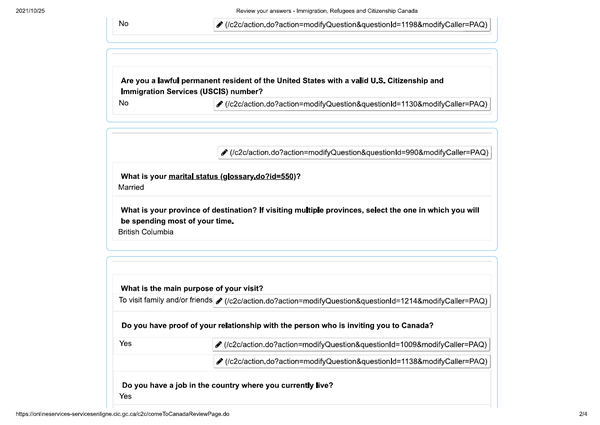 加拿大签证申请：前置问卷环节生成Personal Reference Code和Checklist，啥用？ - 知乎
