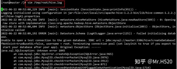 启动HIVE一次错误记录 - 知乎