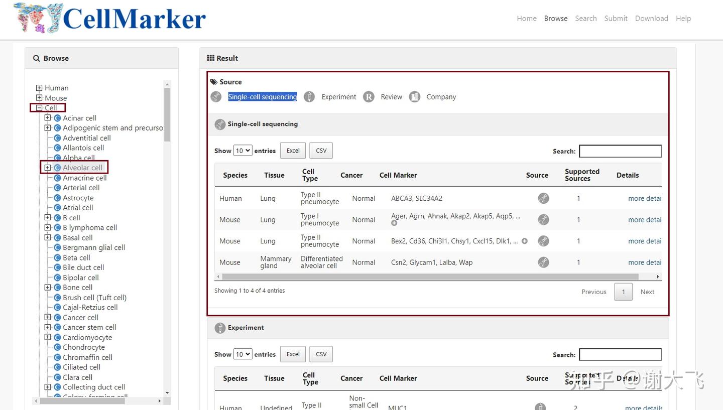 CellMarker使用初探 - 知乎
