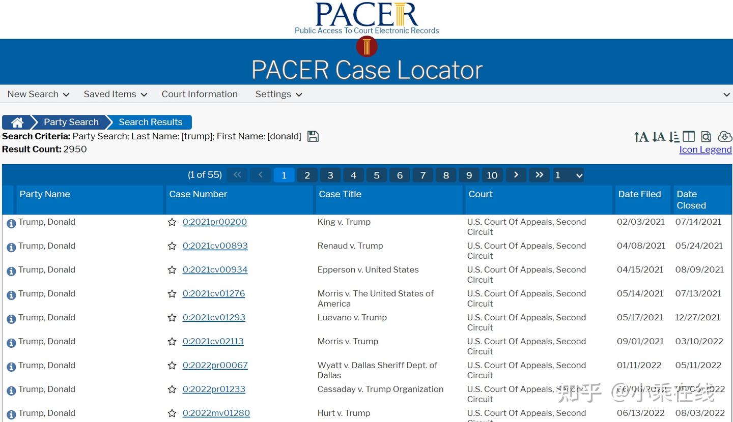 如何使用PACER系统查询美国诉讼信息 - 知乎