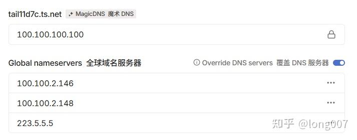Tailscale与阿里云dns冲突 - 知乎
