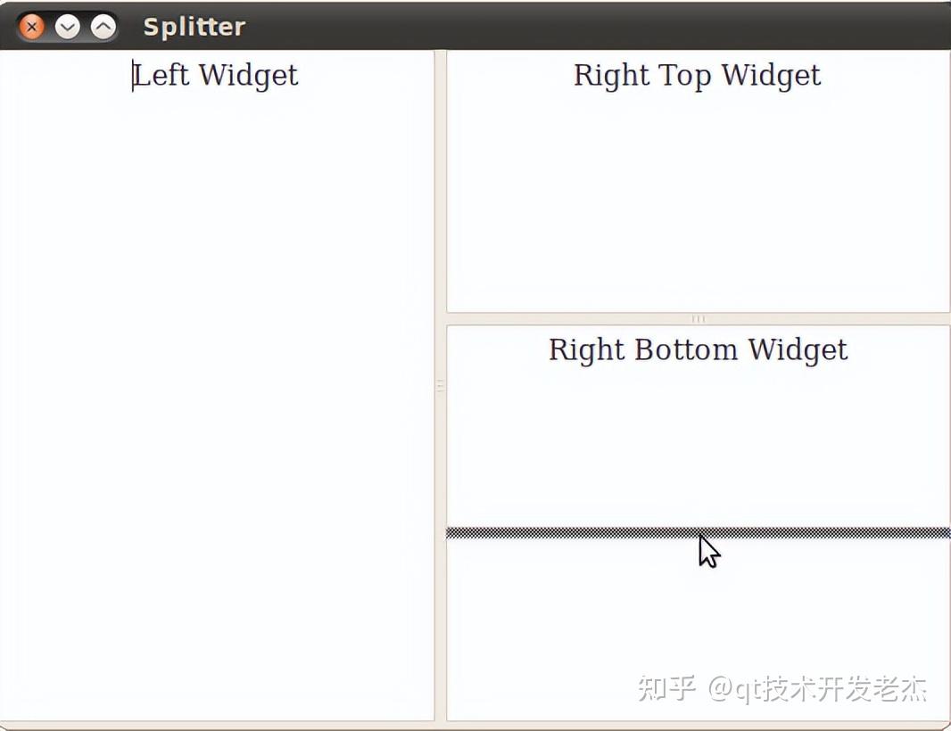 Qt窗口分割器QSplitter类使用详解 - 知乎