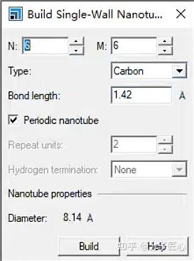第十章第五小节：Materials Studio（MS）软件 纳米结构构建器（Nanostructure Builder）碳纳米管 纳米簇 - 知乎