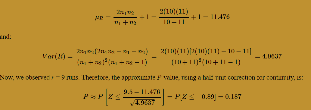 游程检验(the run test)原理 - 知乎