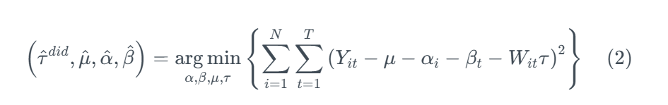 Stata:合成DID原理及实现-SDID - 知乎