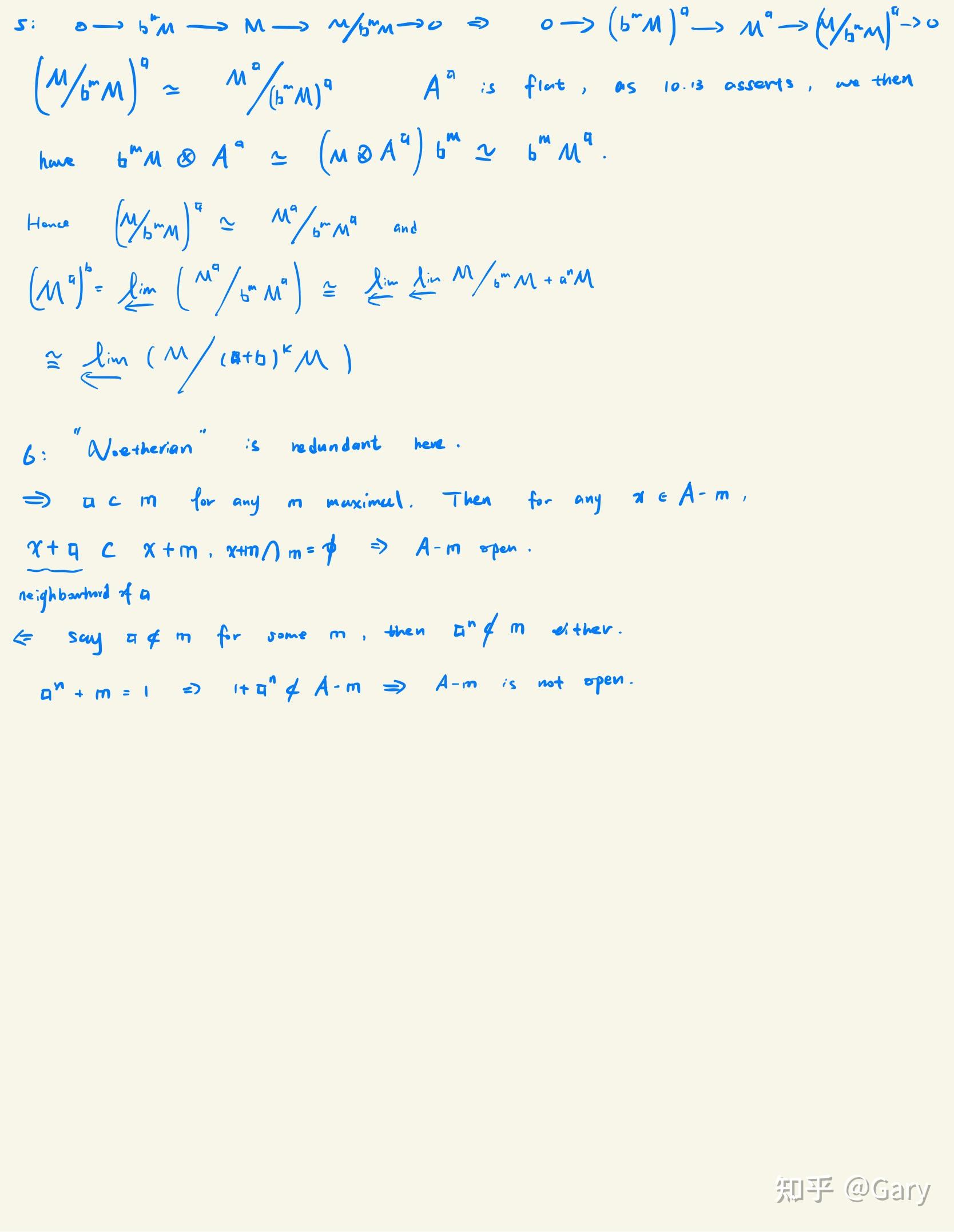 Atiyah-Macdonald的交换代数-第十章注记和习题解答 - 知乎