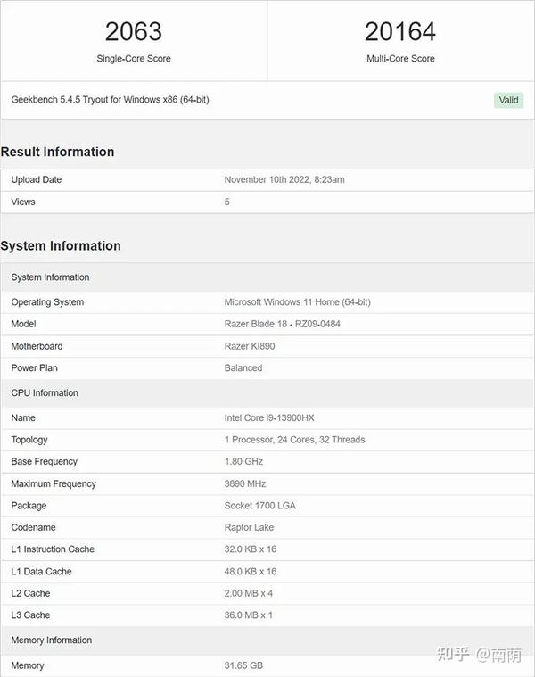 i7-13700HX 与 i9-13900HX 处理器跑分一图便知 - 知乎