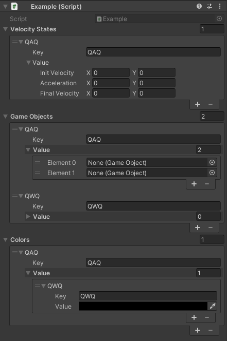 关于Unity中Inspector序列化显示Dictionary的方法 - 知乎