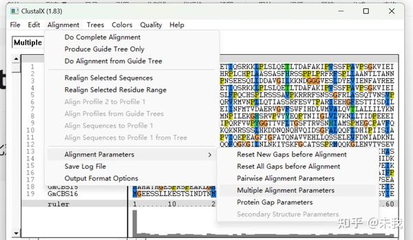 clustalX-mega7-序列比对及进化树构建 - 知乎