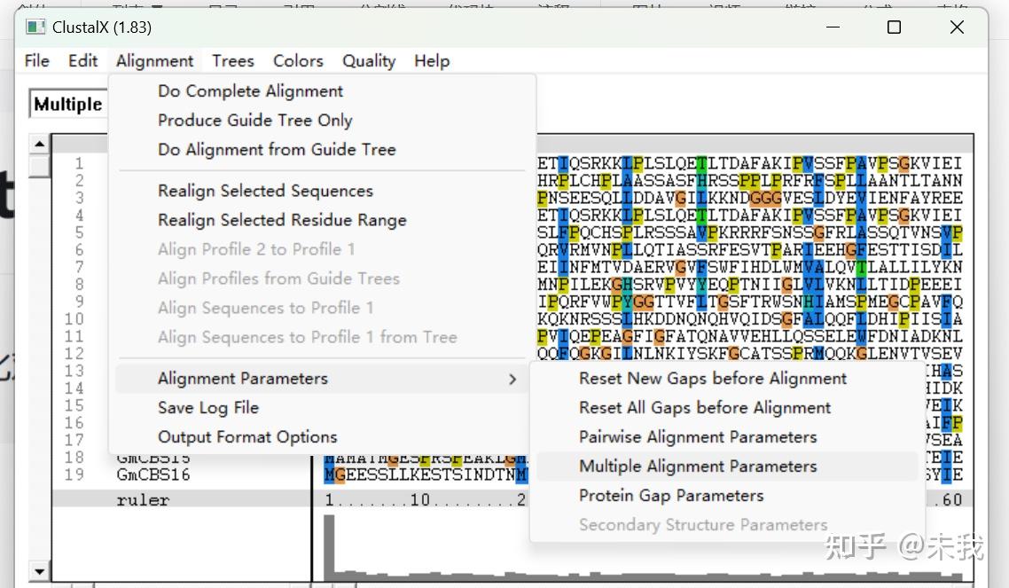 clustalX-mega7-序列比对及进化树构建 - 知乎