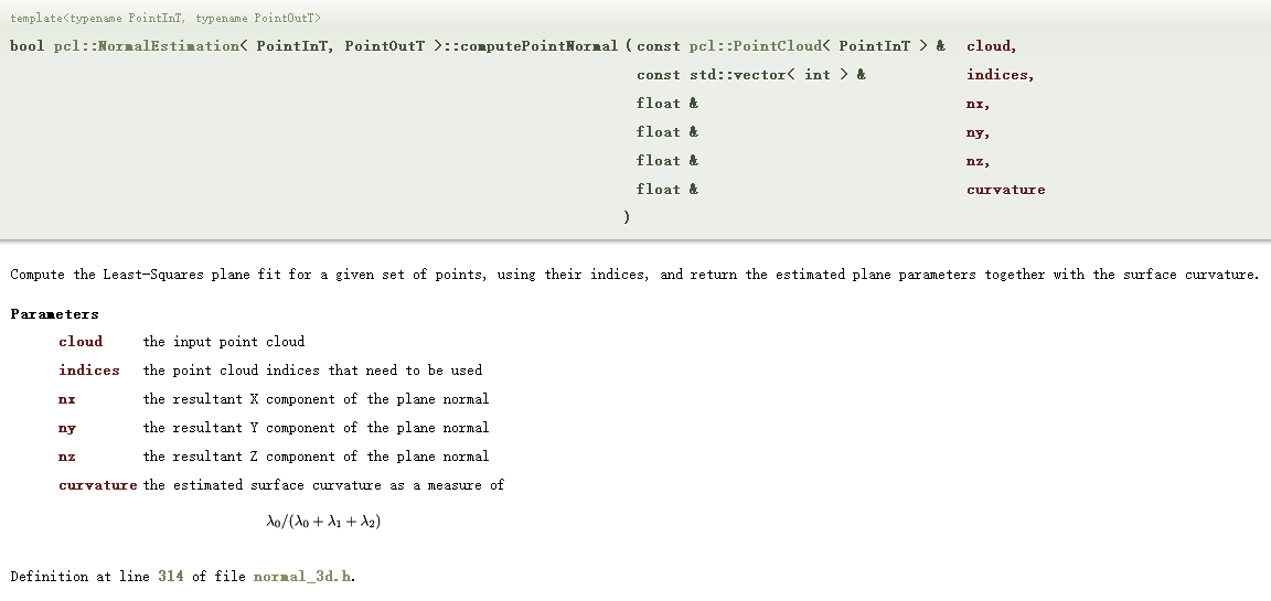 PCL点云库-点云法向量计算 - 知乎