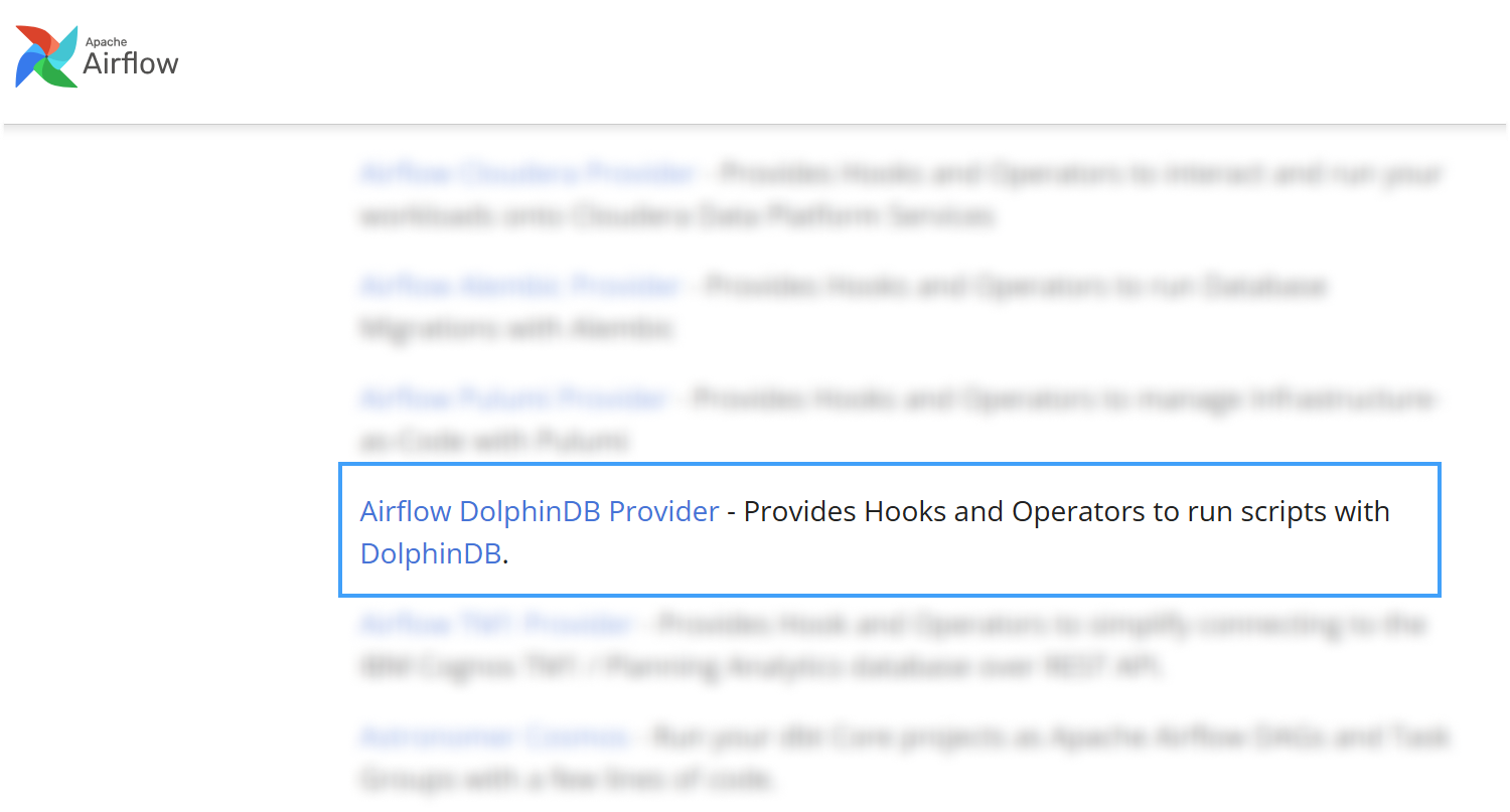 上线 Airflow 官方！DolphinDB 带来数据管理新体验 - 知乎
