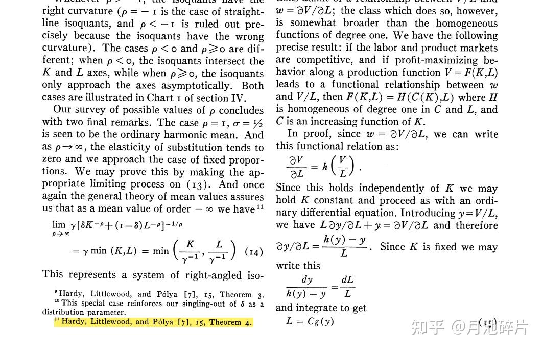 常替代弹性生产函数（CES）及其性质以及基础的证明 - 知乎