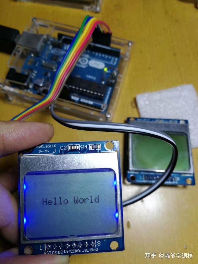 【雕爷学编程】Arduino动手做（113）---5110液晶屏模块 - 知乎