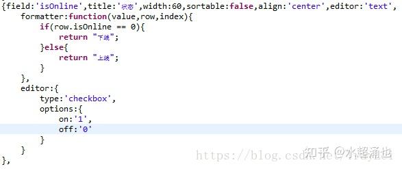 easyui datagrid editor checkbox 选择 - 知乎
