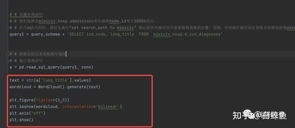 Python连接MIMIC-IV数据库并图表可视化 - 知乎