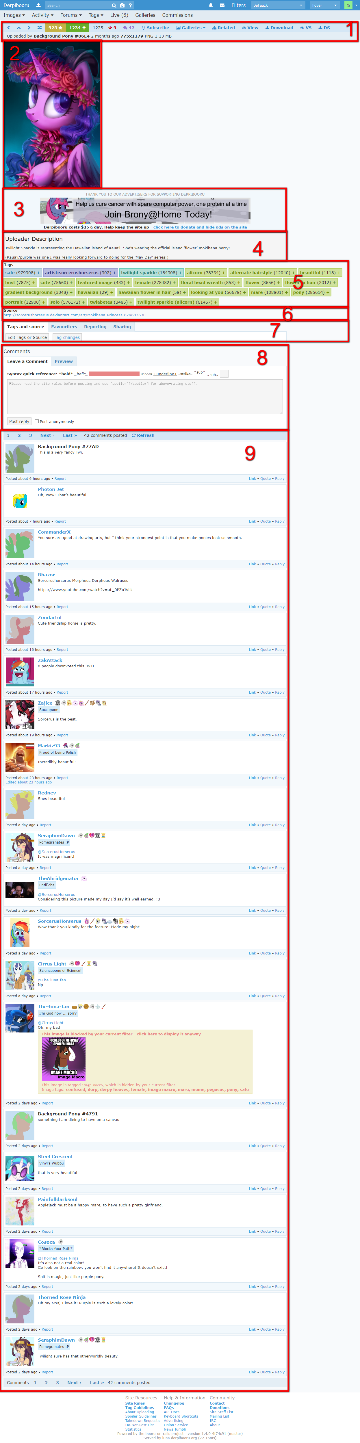 Derpibooru使用指南 - 1. 常用页面 - 知乎