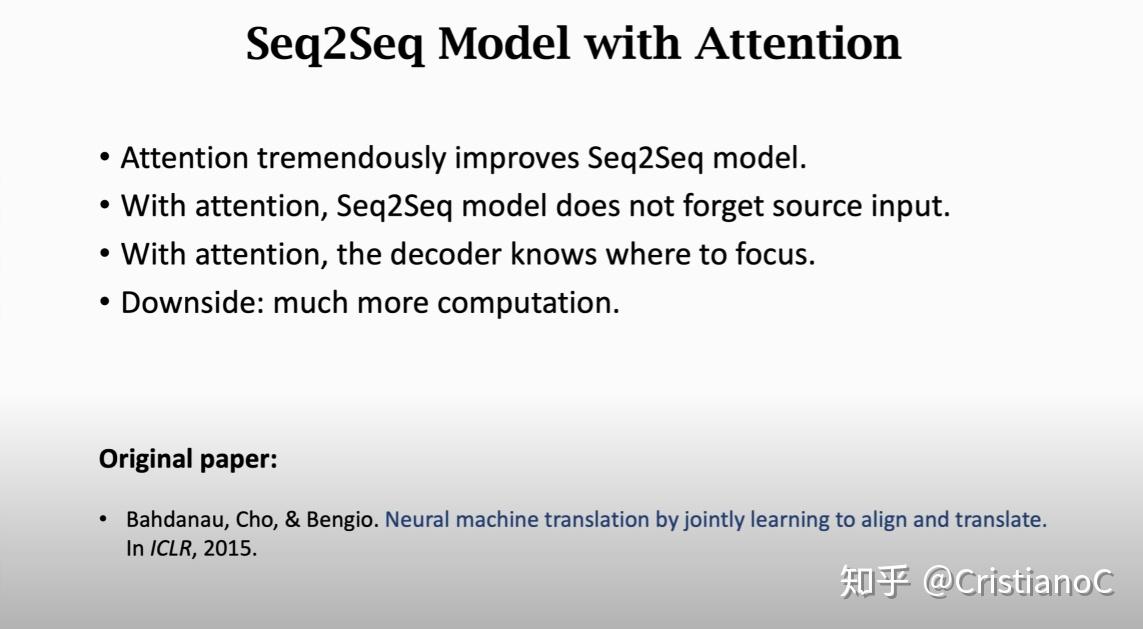 全面解析RNN,LSTM,Seq2Seq,Attention注意力机制 - 知乎