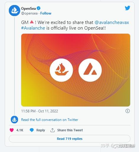 OpenSea 增加 Avalanche NFT 支持 - 知乎