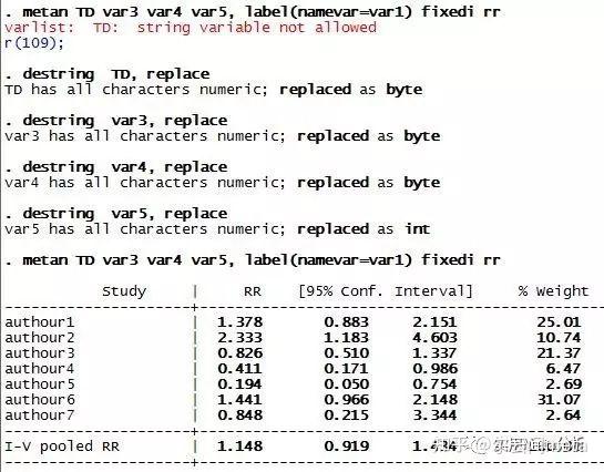 Stata实现meta分析的常见问题：数据无法识别、菜单无法运行、森林图结果有误 - 知乎