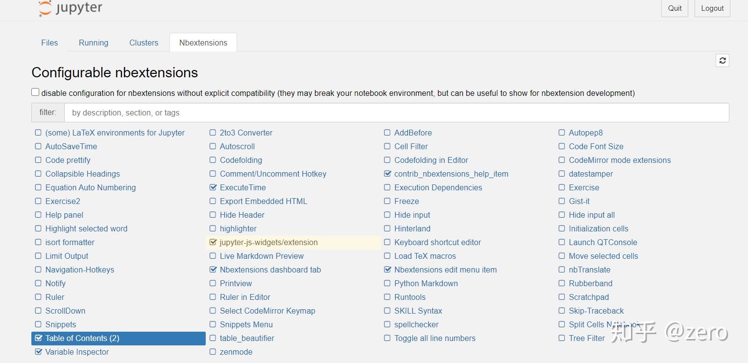 如何在Anaconda中为jupyter安装扩展Nbextensions插件 - 知乎