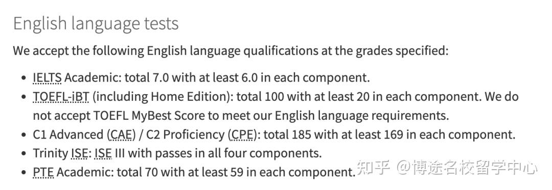 24Fall卷出天际！英国QS前100申请要求变化汇总！ - 知乎