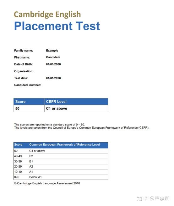 剑桥CEPT测试介绍及预约安排 - 知乎