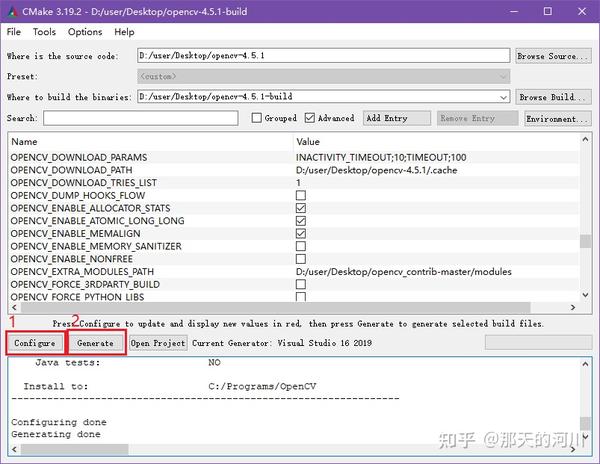 Visual Studio + OpenCV + OpenCV_contrib 源代码编译流程 - 知乎