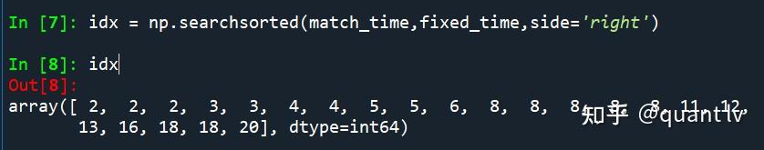np.searchsorted寻找排序位置&构建时间区间 - 知乎