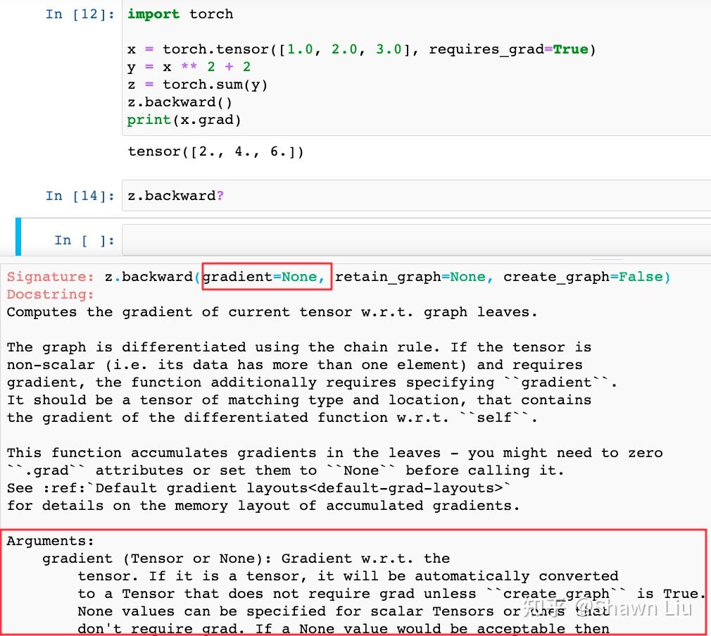 关于Pytorch中backward()函数 - 知乎