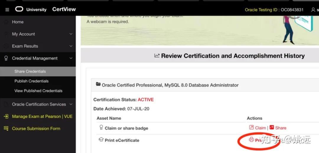 MySQL 8.0 OCP （1Z0-908）有中文考试了，报名流程 - 知乎