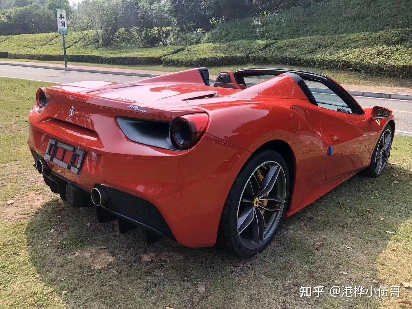 2018款法拉利488 Spider敞篷版，底盘升降 /倒车影像/LED方向盘/陶瓷刹车 - 知乎