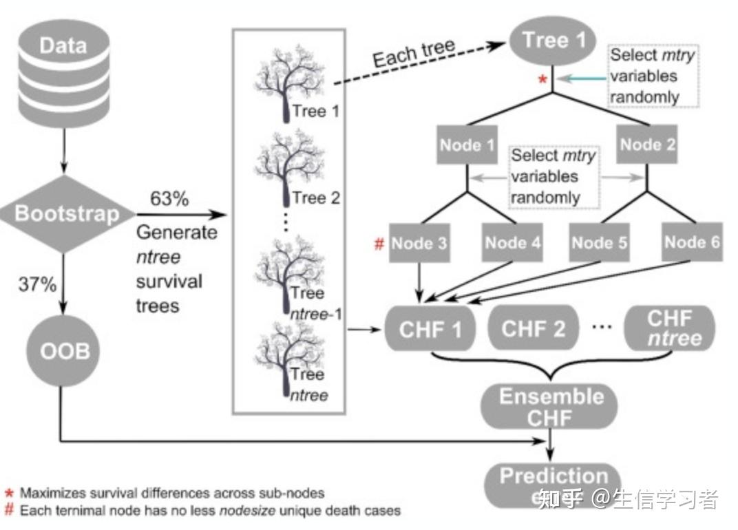 R语言机器学习算法实战系列（十五）随机森林生存预后模型+SHAP值 (Random Survival Forest + SHAP) - 知乎