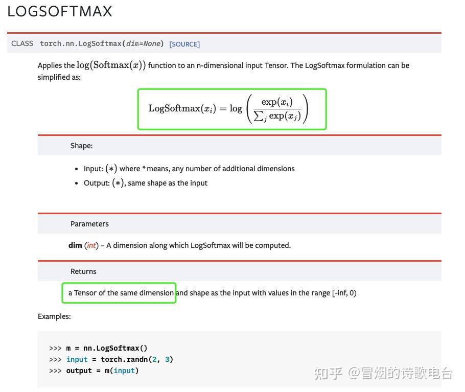Pytorch的CrossEntropyLoss以及LogSoftmax和NLLLoss学习 - 知乎