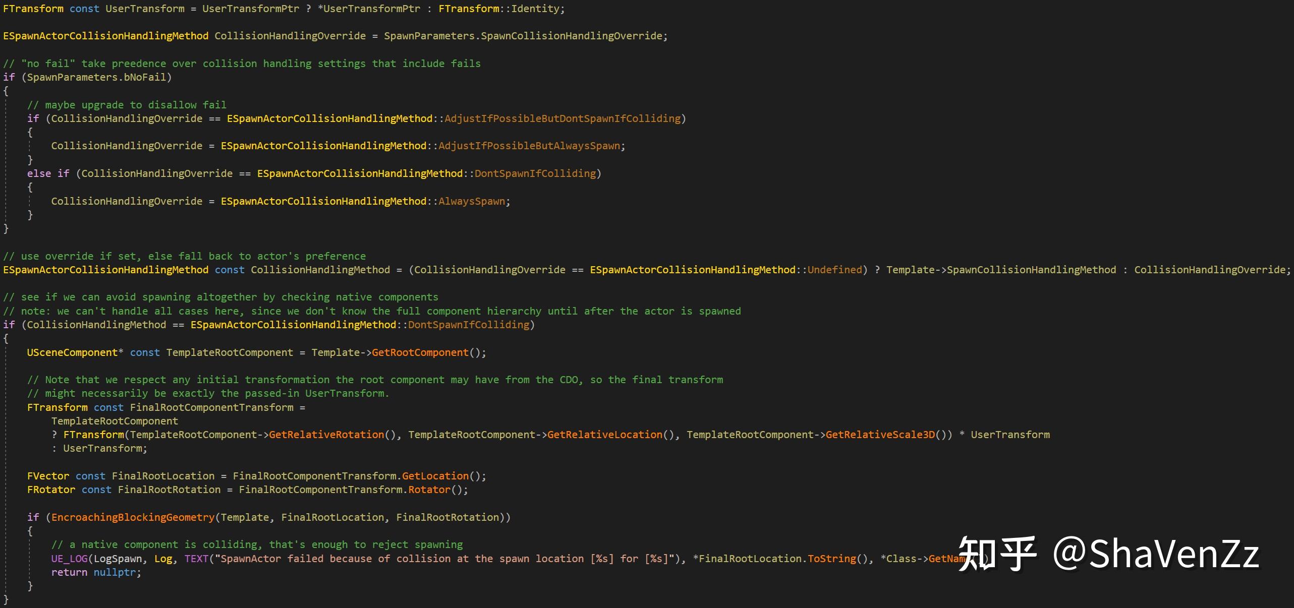 UE4 SpawnActor源码解析(一)---SpawnActor - 知乎