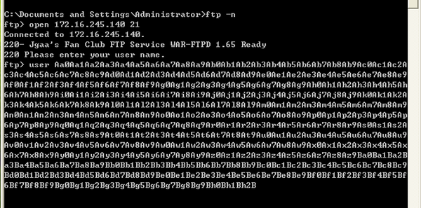 缓冲区溢出攻击实验，war-ftp 1.65缓冲区攻击实战 - 知乎