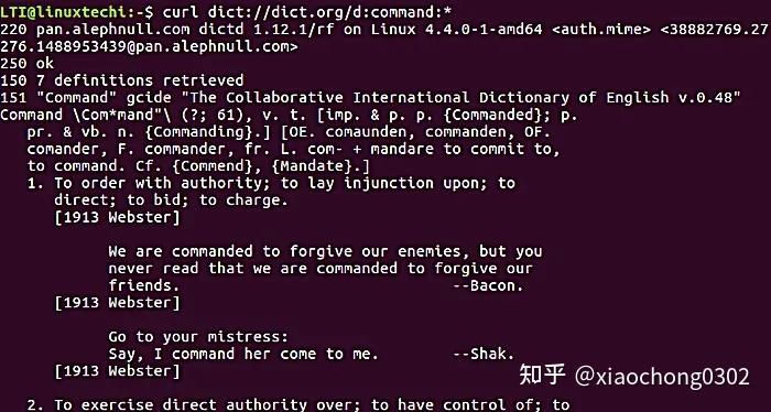Linux Curl 命令示例 (上) - 知乎