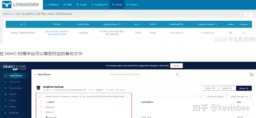 Rancher 使用 Minio 备份 Longhorn 数据卷 - 知乎