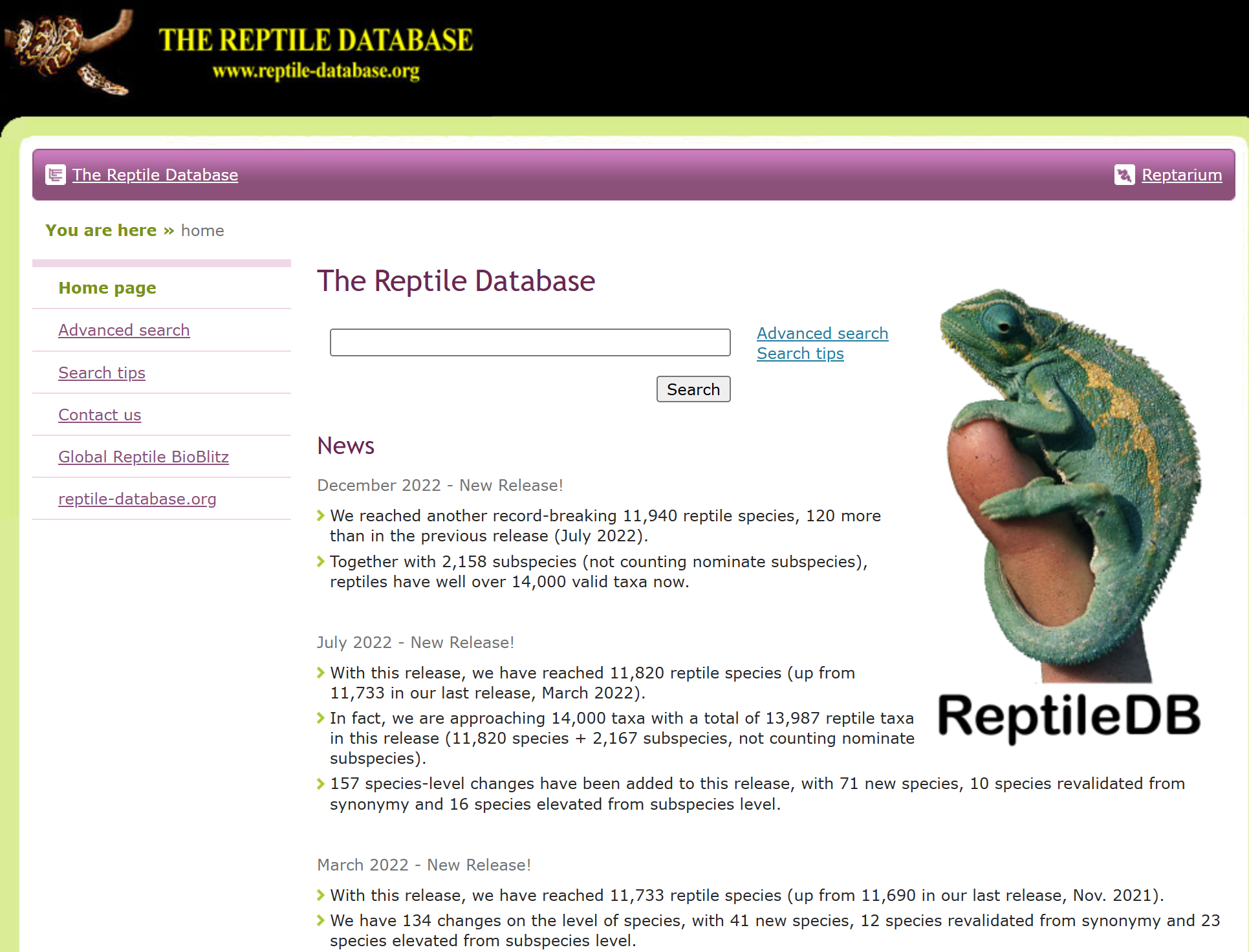 物种数据库导航 - 知乎