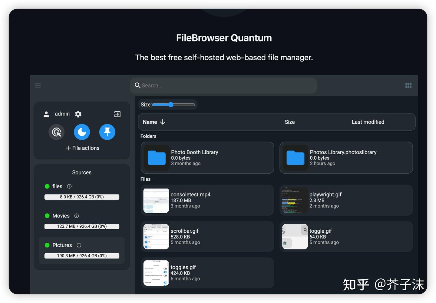 必备文件管理神器：FileBrowser增强版，性能强大、颜值在线 - 知乎