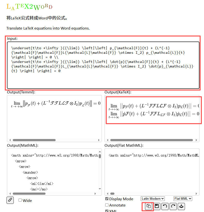 推荐一个latex公式转word公式的线上工具 - 知乎