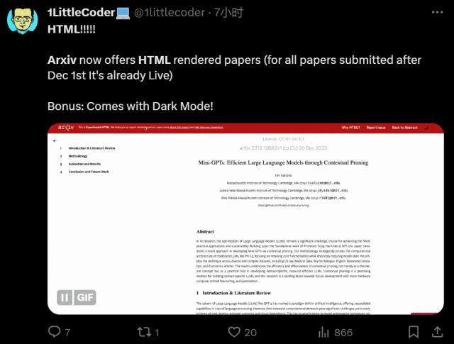 arXiv大升级，论文网页版本直接看 - 知乎