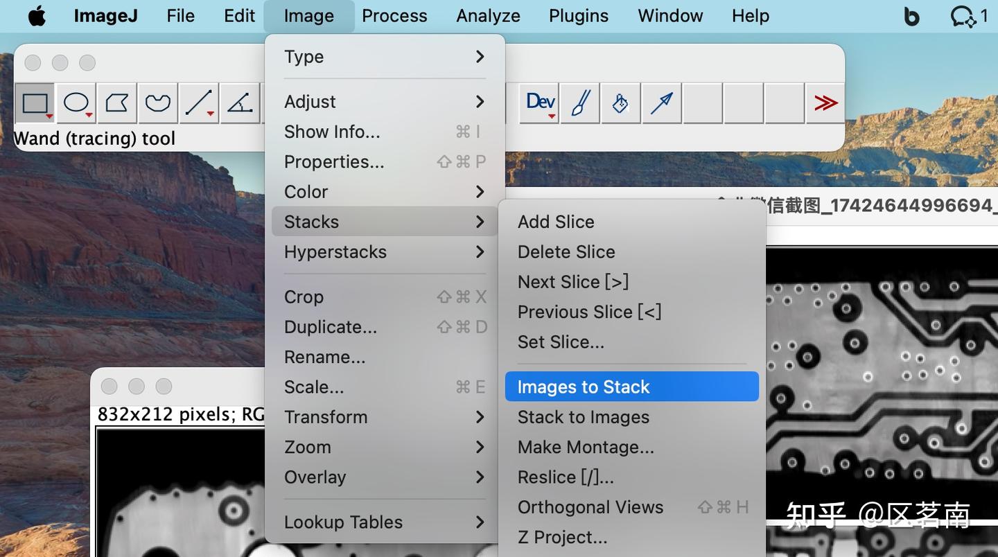 用imageJ把pcb切片堆叠在一起 - 知乎