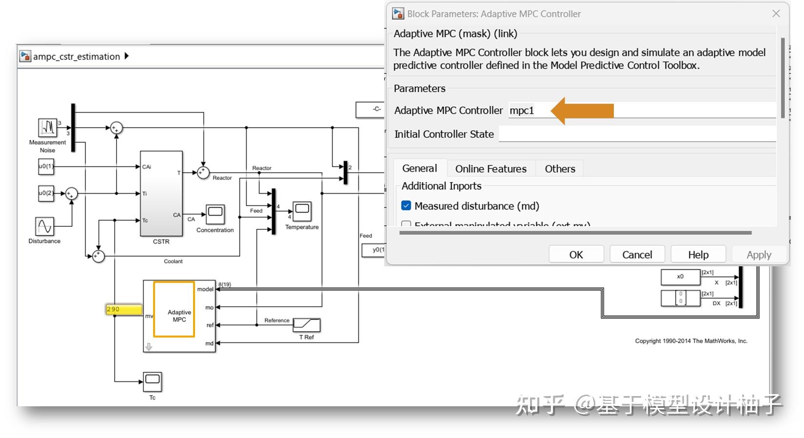 Simulink MPC 控制实例解析 03 - 自适应 MPC 控制器 - Adaptive MPC - 知乎