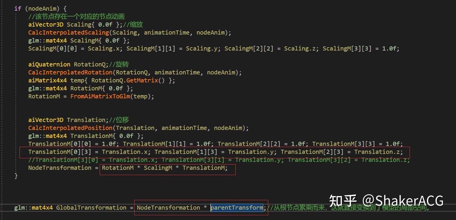 GLM + Assimp + OPenGL实现骨骼动画 - 知乎