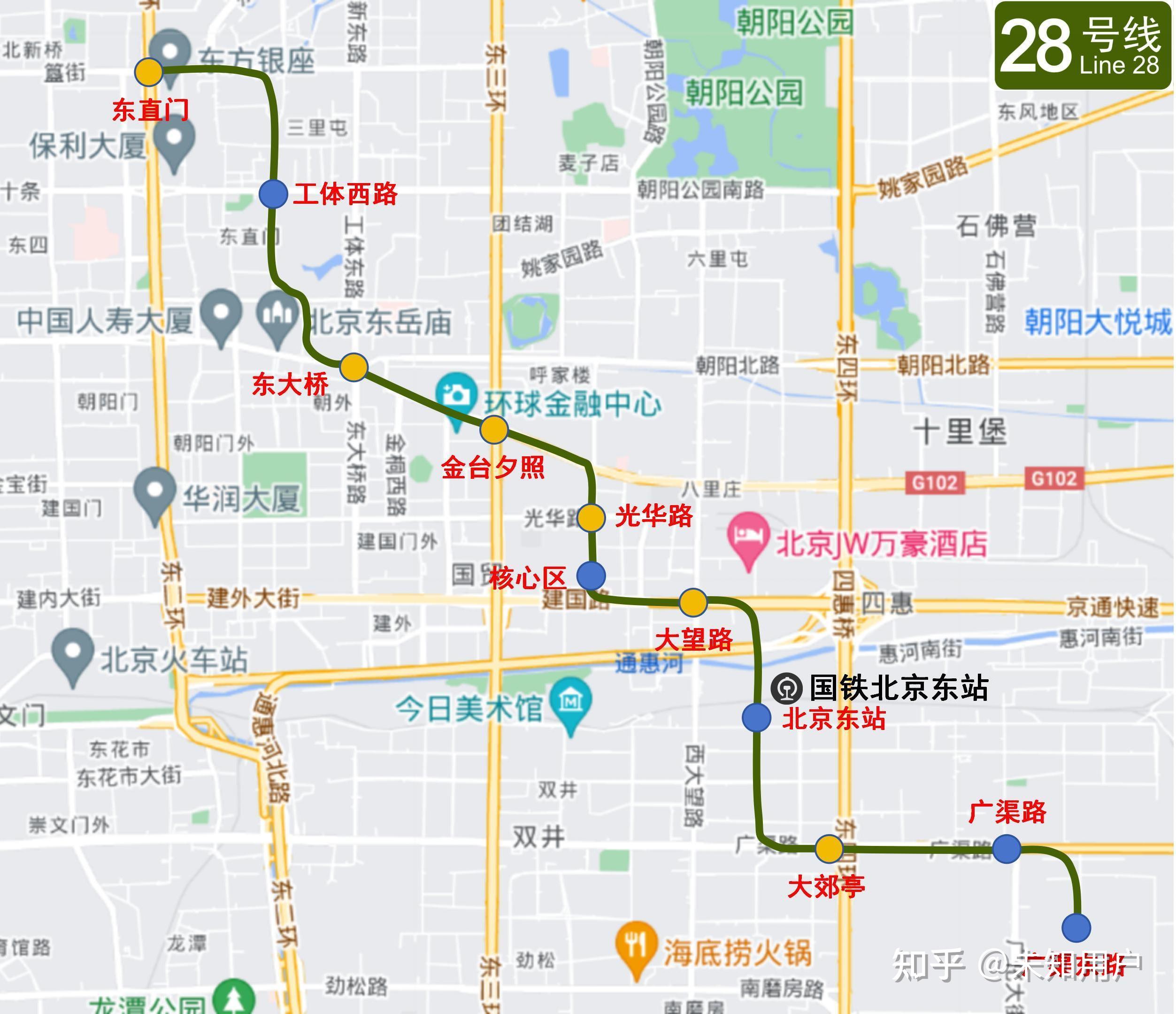 北京地铁各线路详情盘点（2035+） - 知乎