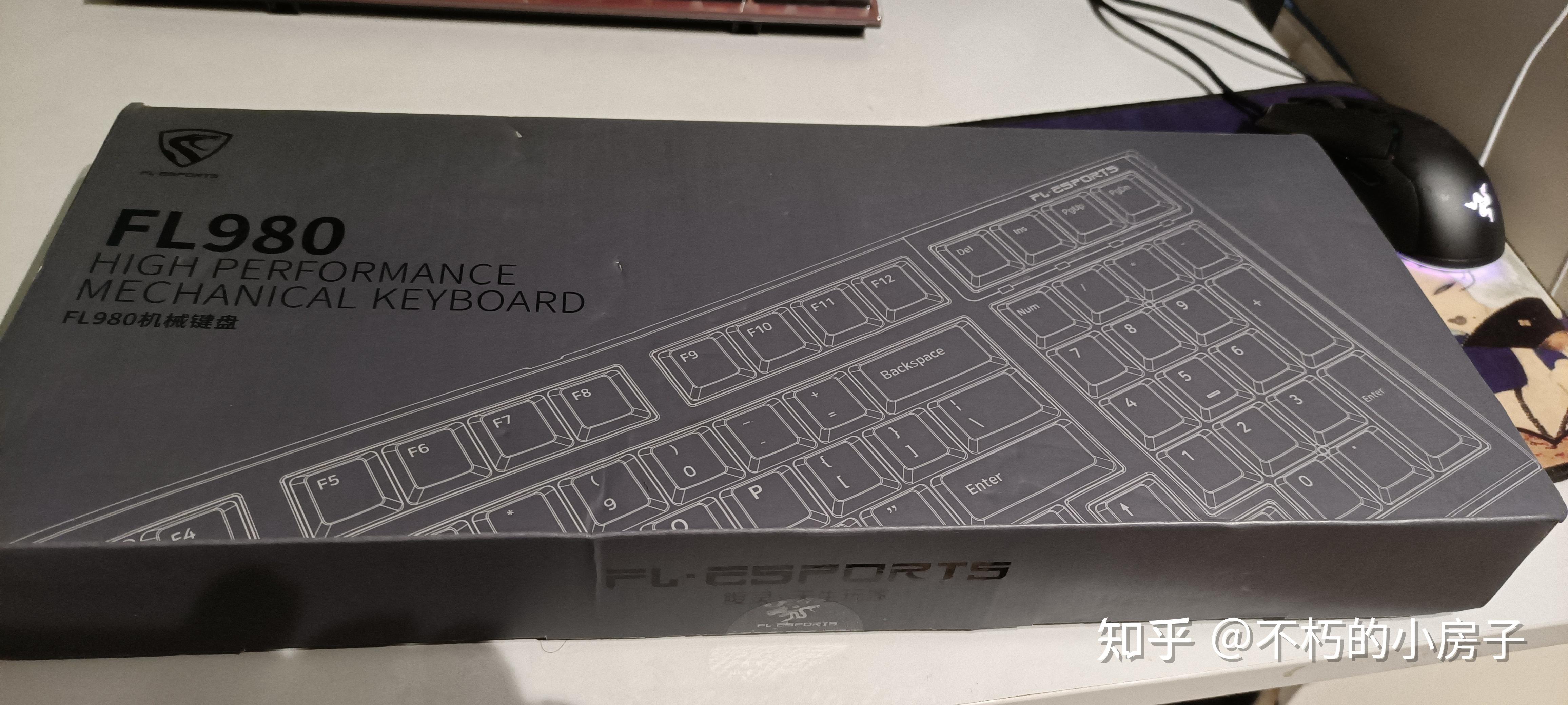 腹灵（FL·ESPORTS）FL980机械键盘开箱介绍